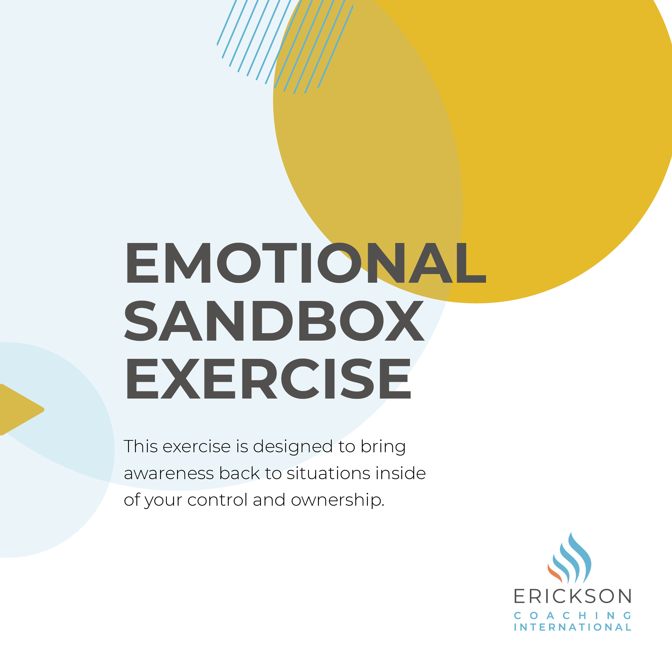 Bring awareness back to situations with this exercise